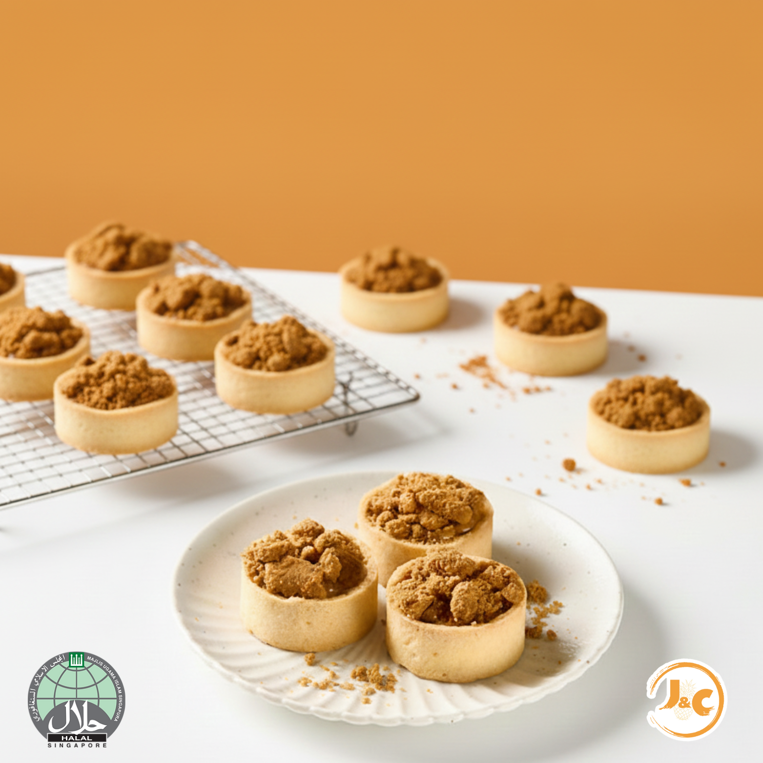 Biscoff Cheese Tarts – J&C Bakery Pte Ltd