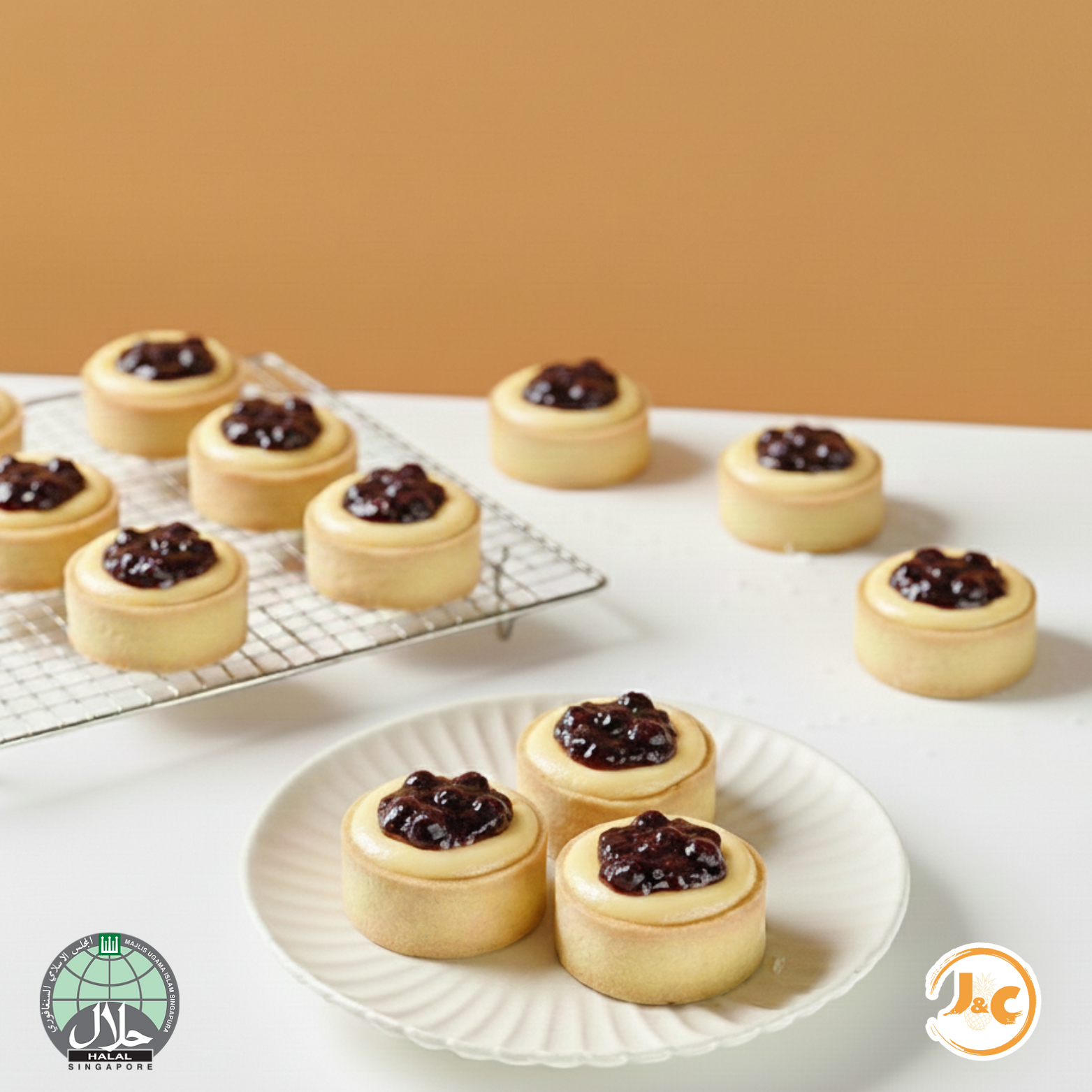 Blueberry Cheese Tarts – J&C Bakery Pte Ltd