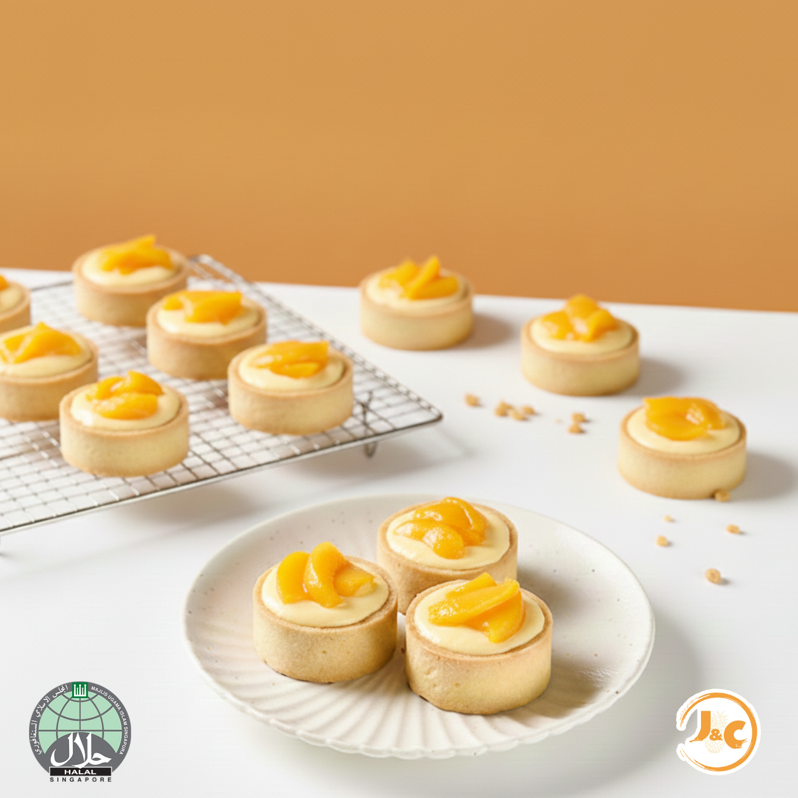 Peach Cheese Tarts – J&C Bakery Pte Ltd