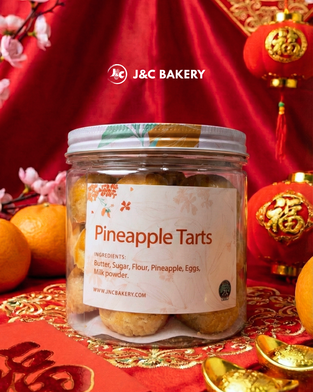 Pineapple Tarts – J&C Bakery Pte Ltd