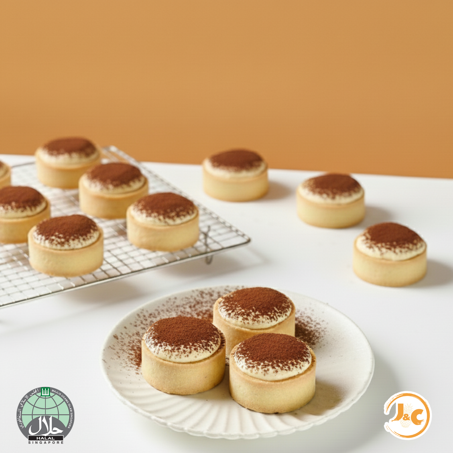 Tiramisu Tarts – J&C Bakery Pte Ltd